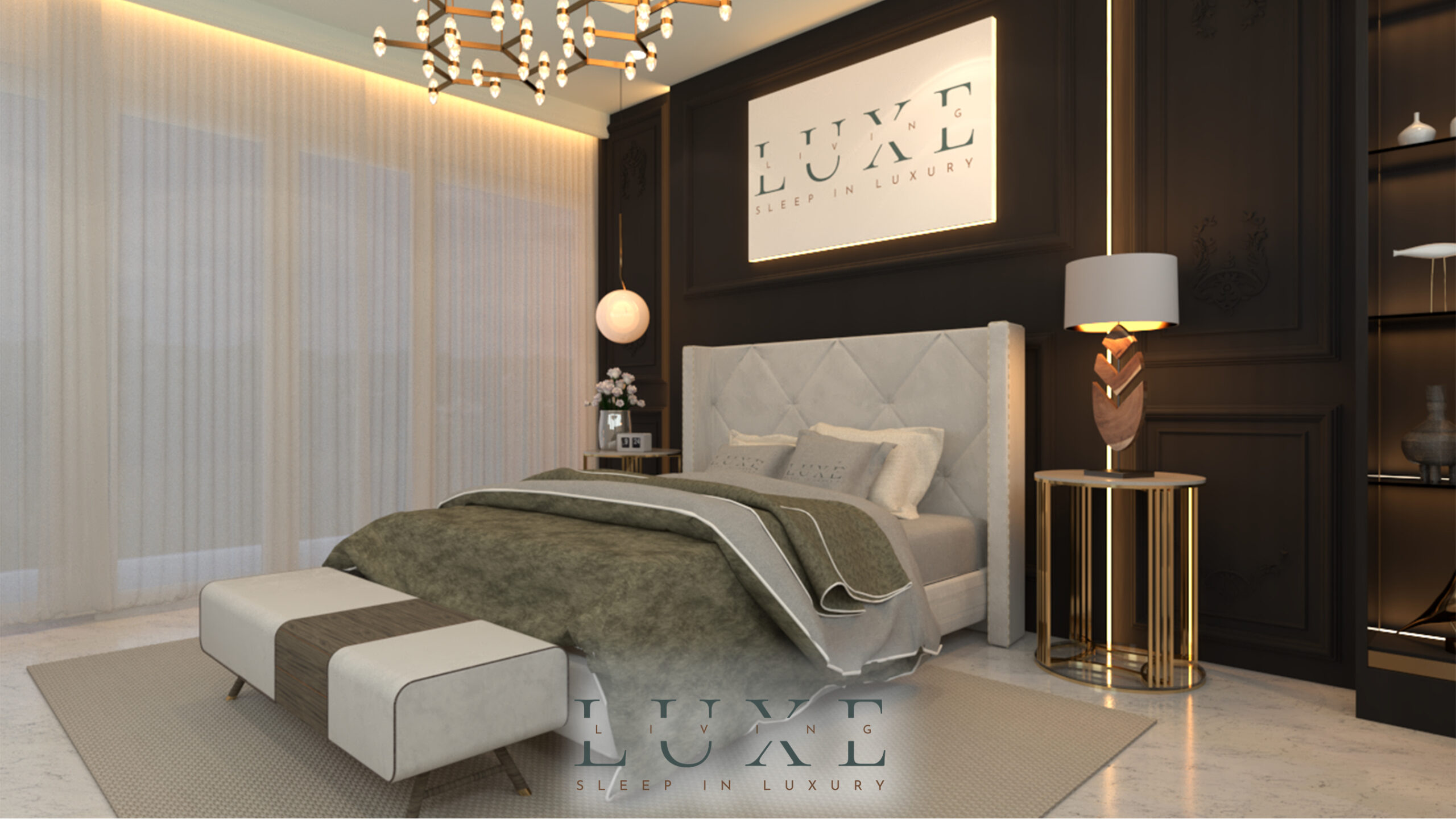 Milano Bed – Luxury Bed | Luxe Living
